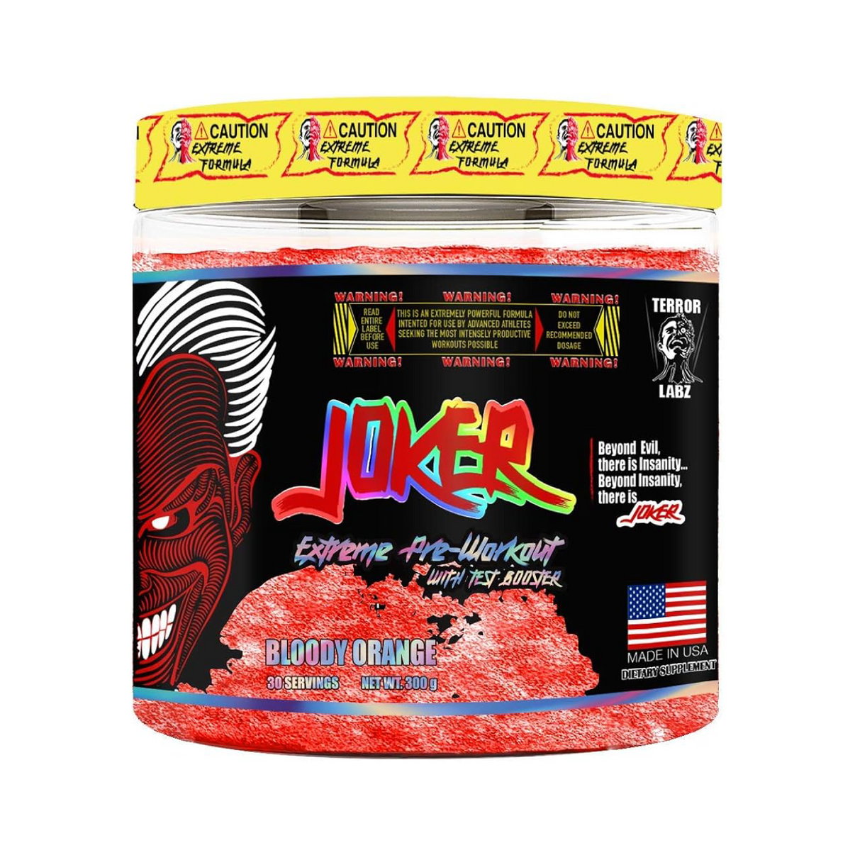 JOKER EXTREME PRE-WORKOUT TERROR LABZ – Natural Shop